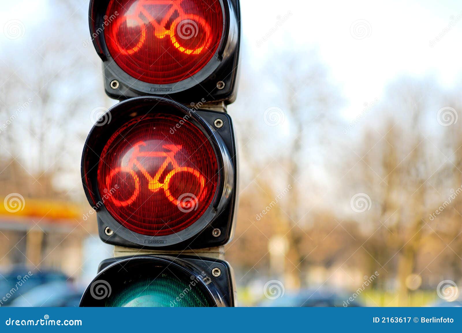 Bicycle traffic light stock image. Image of bike, traffic - 2163617