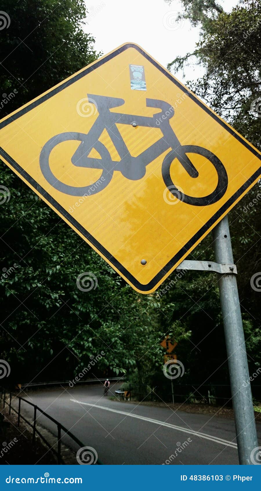 Bicycle Traffic Sign Royalty-Free Stock Photo | CartoonDealer.com #48386103