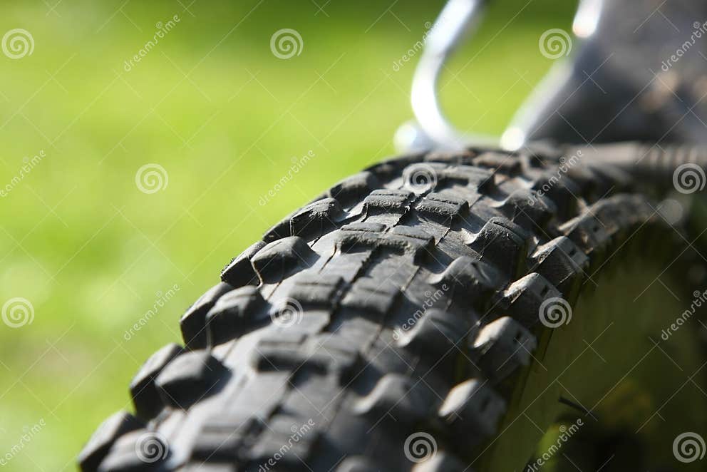 Bicycle tyre tread stock photo. Image of grid, crosscountry - 6540800
