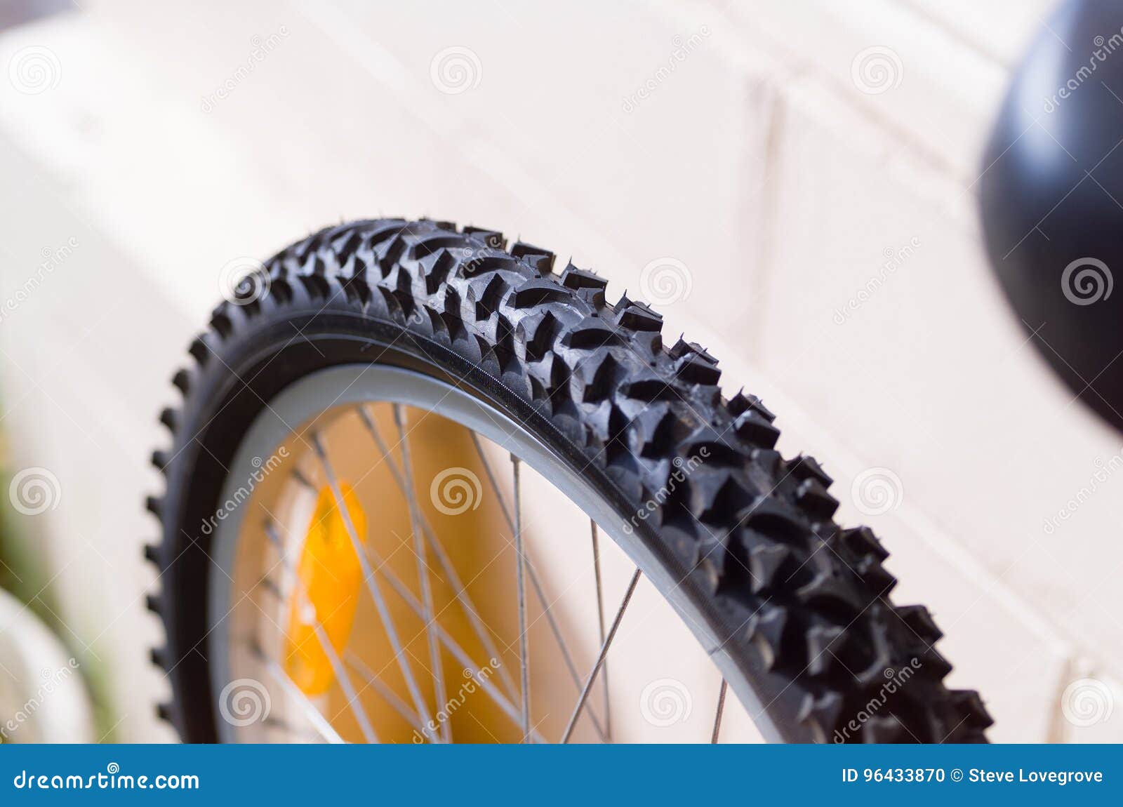 Bicycle tyre tread detail stock photo. Image of rubber - 96433870
