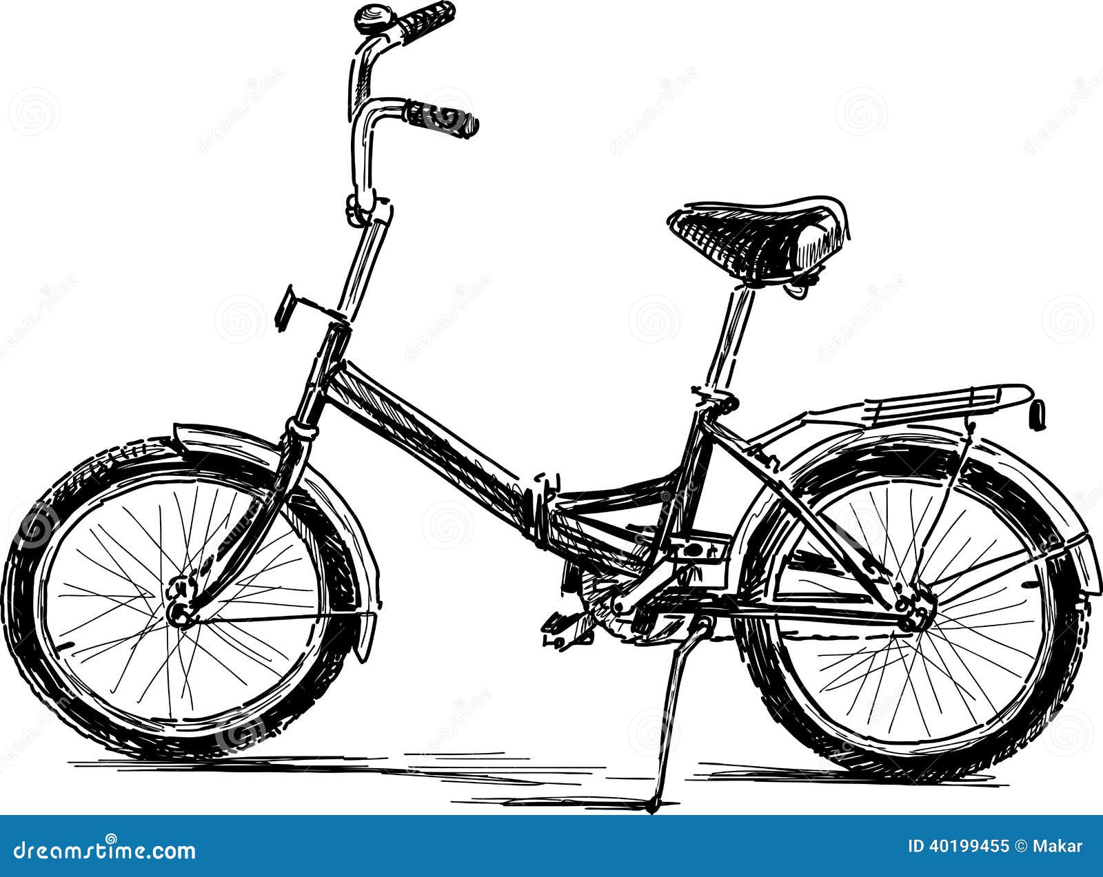 Bicycle stock vector. Illustration of relaxation, bicycle - 40199455