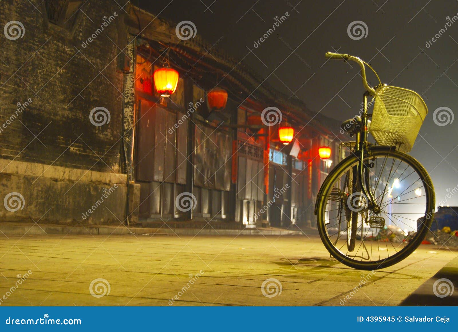 Bicycle in Village stock image. Image of destination, historical - 4395945