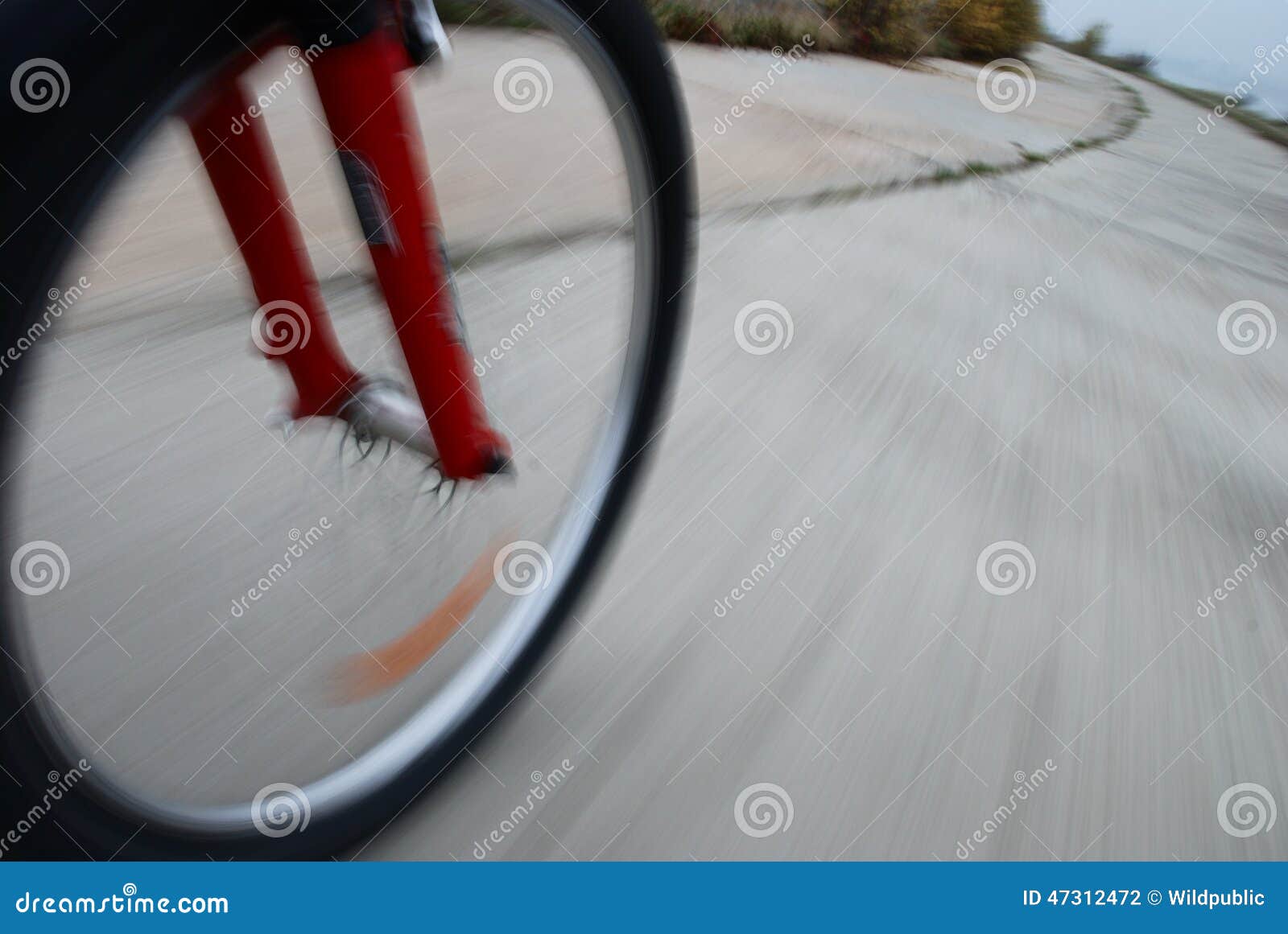 Bicycle Wheel Closeup in Motion Stock Photo - Image of blurr, closeup ...