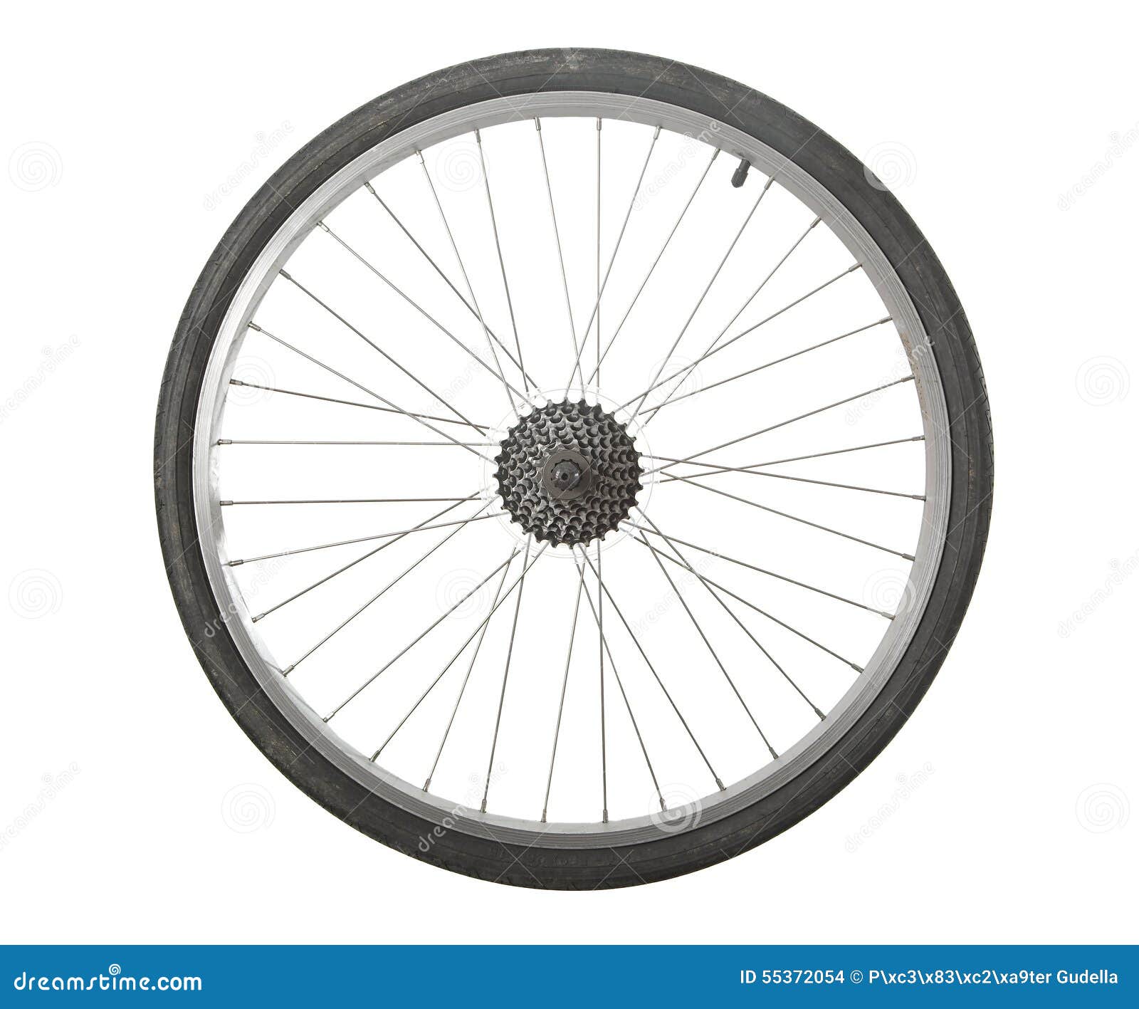 Bicycle wheel stock photo. Image of gear, ratio, simple - 55372054