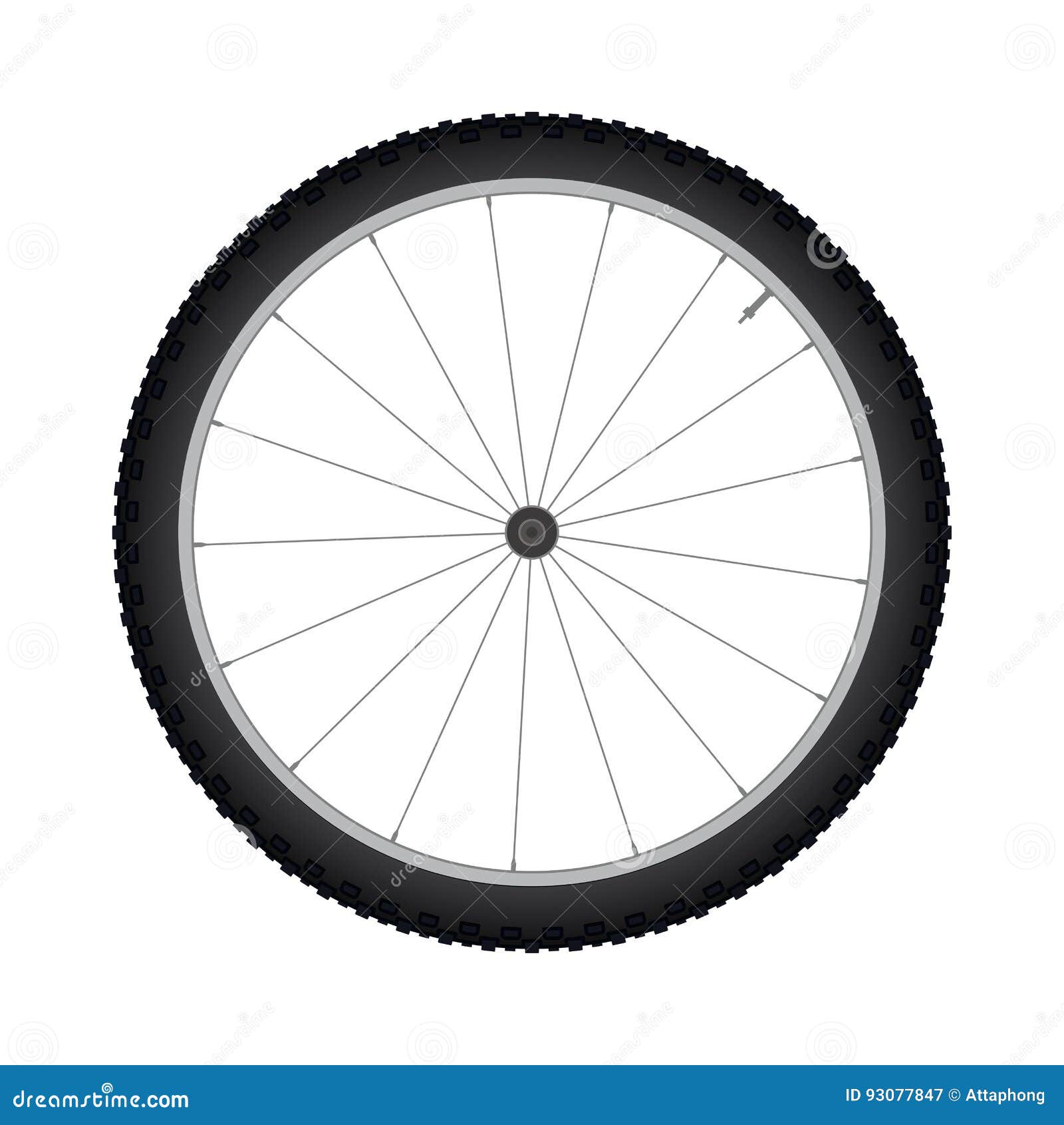 Bicycle wheel vector stock vector. Illustration of symbol - 93077847