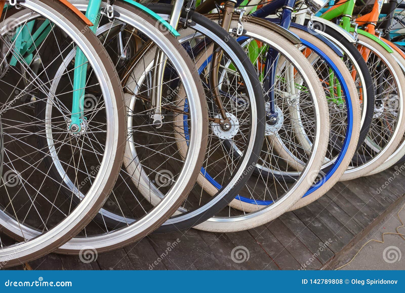 Bicycle wheels stock photo. Image of tire, biking, ride - 142789808