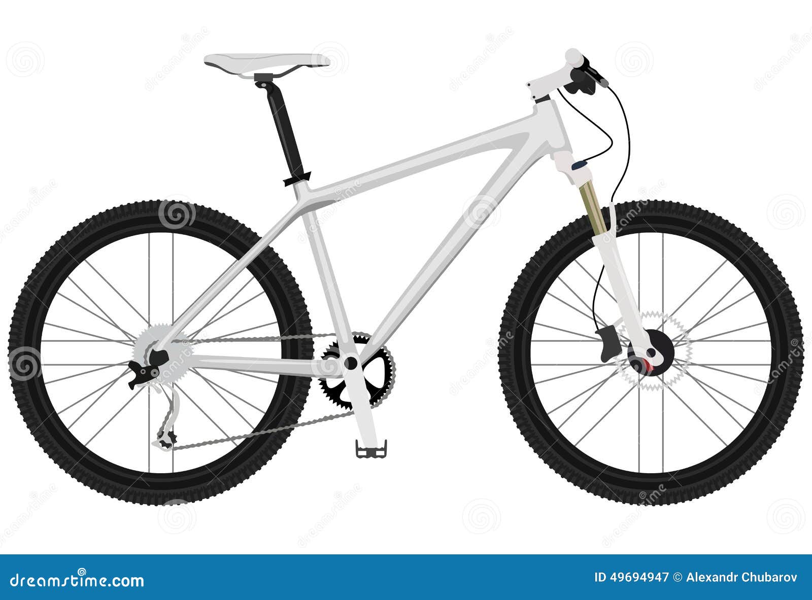 Bicycle stock vector. Illustration of mode, painting - 49694947
