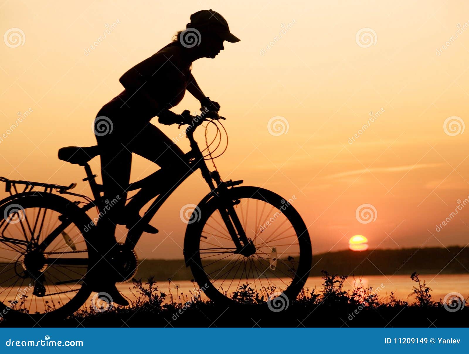 Bicycler stock image. Image of tranquility, sunlight - 11209149