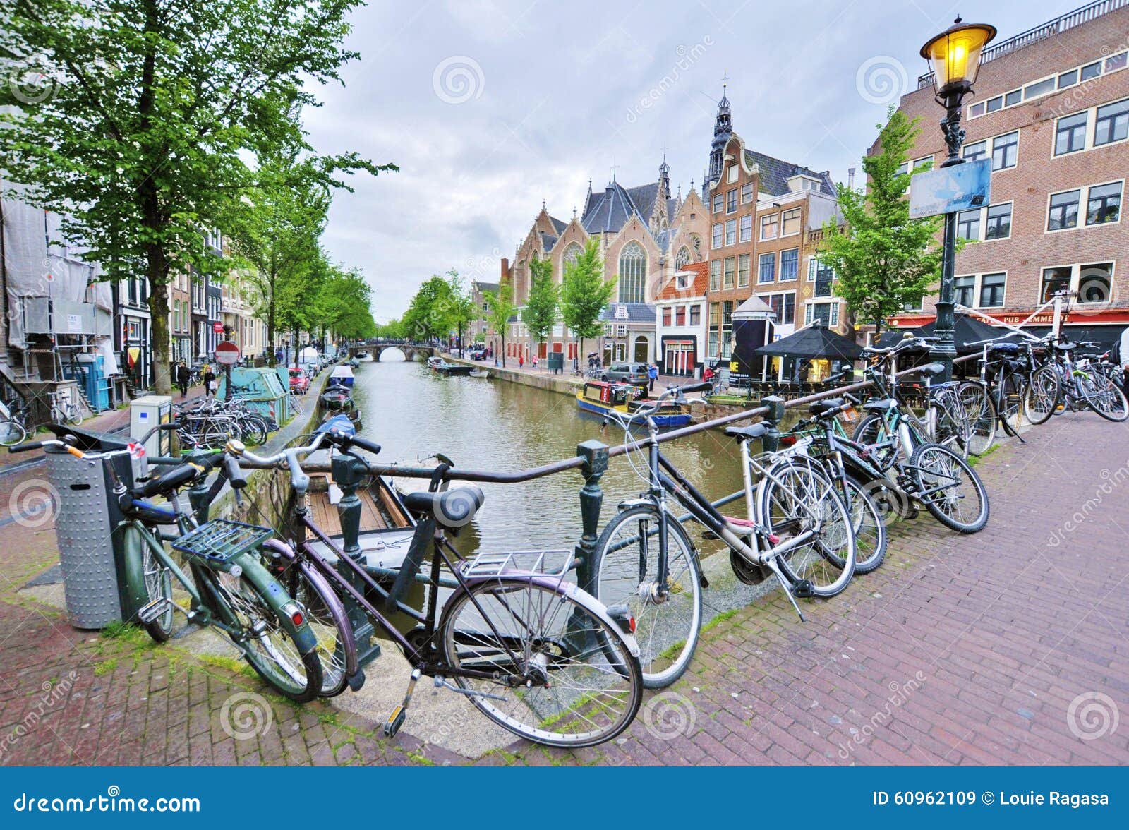 Bicycles in Amsterdam editorial stock image. Image of bicycles - 60962109
