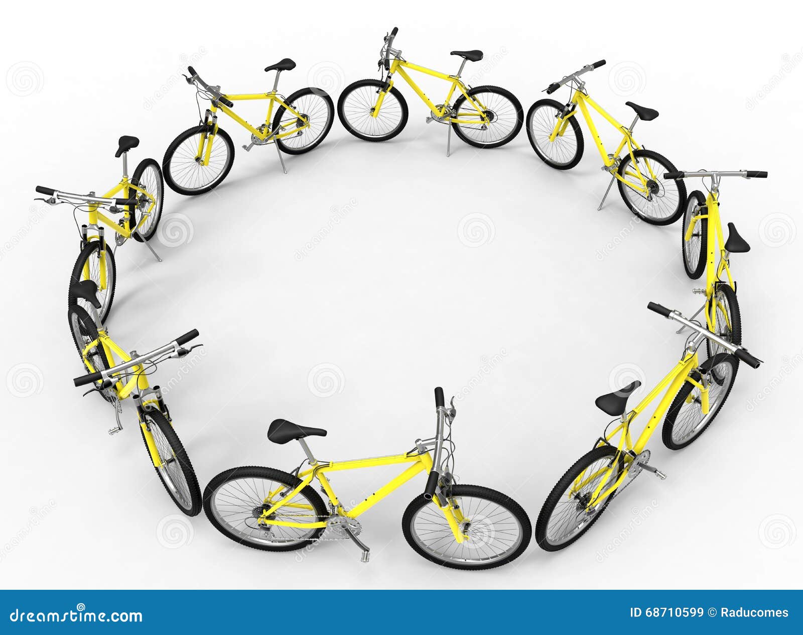 Bicycles circular pattern stock illustration. Illustration of fast ...
