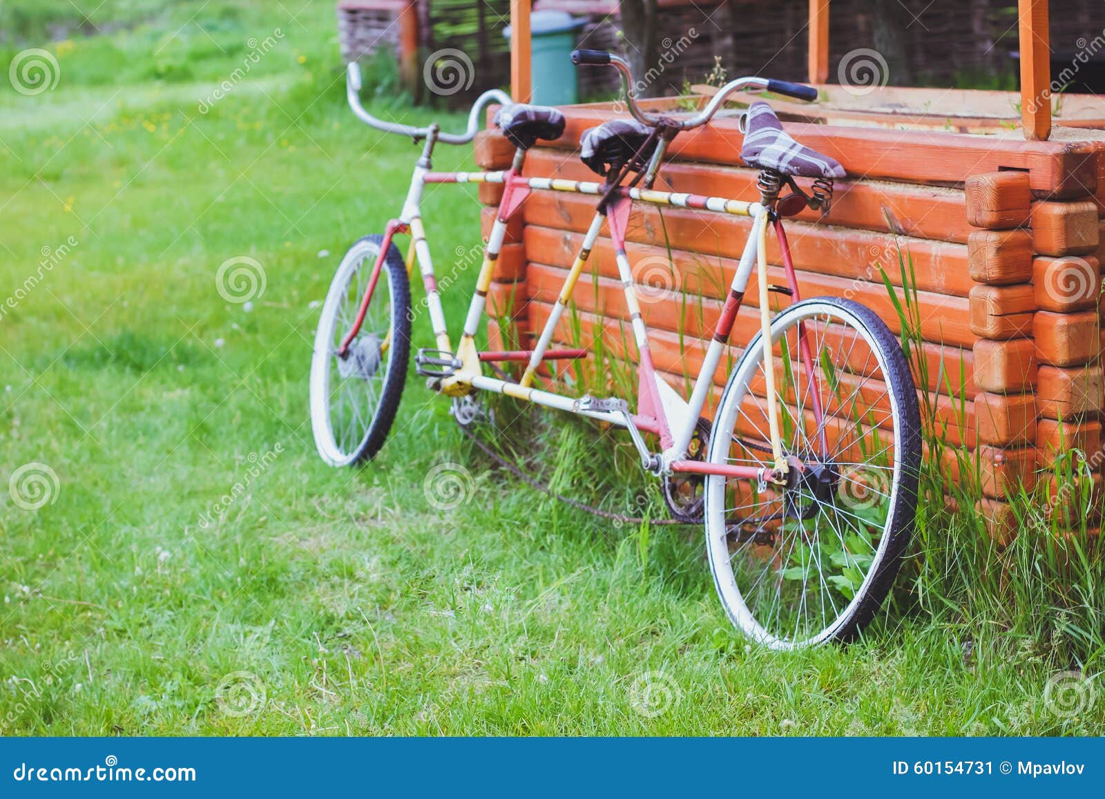 Bicycles for Two Passengers, the Tandem Stock Image - Image of bike ...