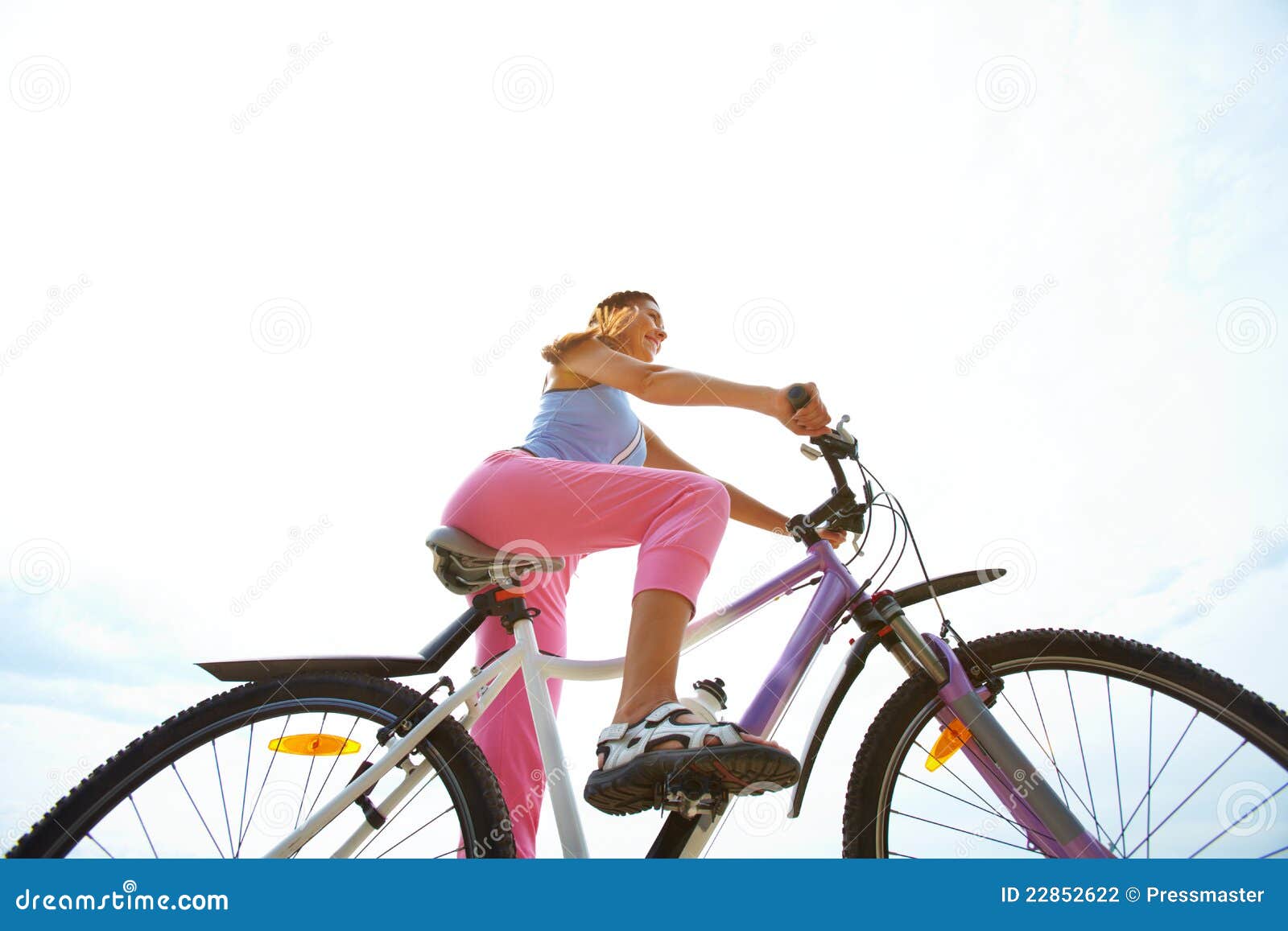 Bicyclist stock photo. Image of cyclist, angle, lifestyle - 22852622