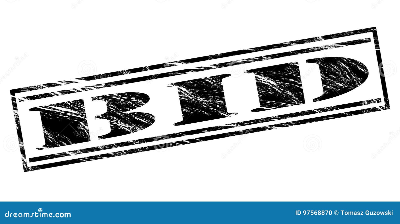 Bid black stamp stock illustration. Illustration of grunge - 97568870