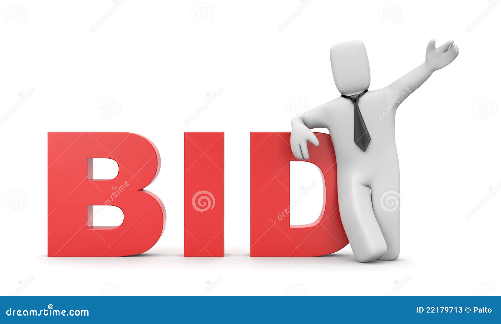 Bid. Business concept stock illustration. Illustration of communication ...