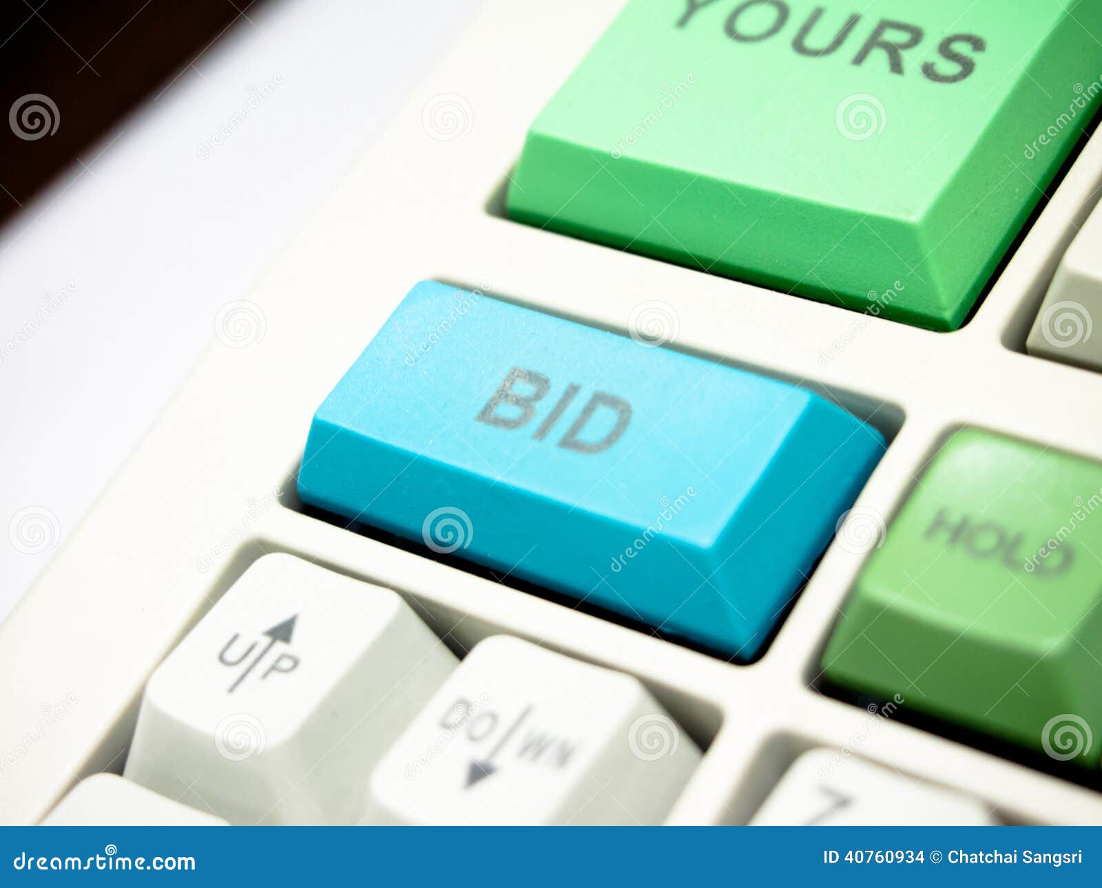 Bid button stock photo. Image of computer, market, service - 40760934