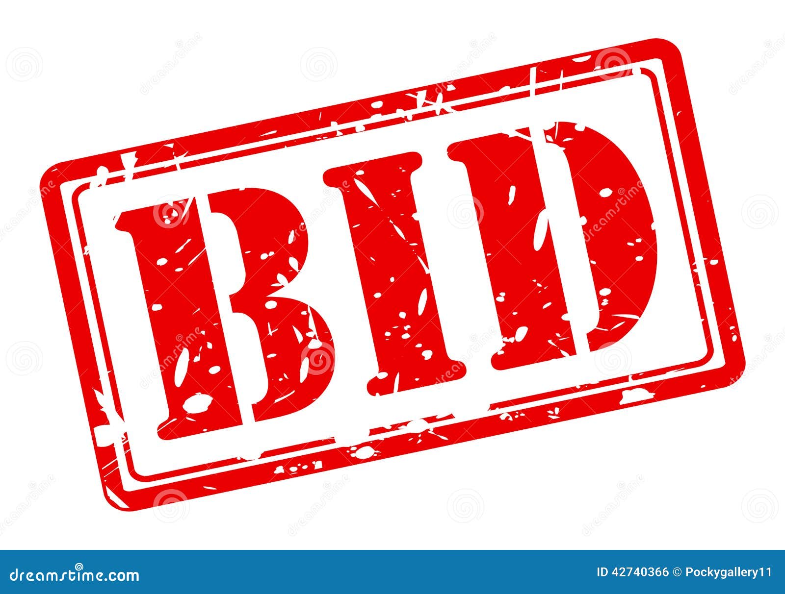 BID red stamp text stock vector. Illustration of money - 42740366