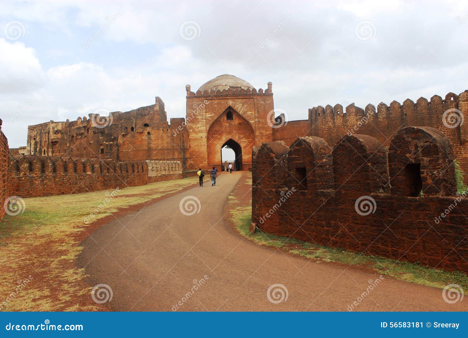 Bidar Fort stock image. Image of ancient, medieval, stone - 56583181