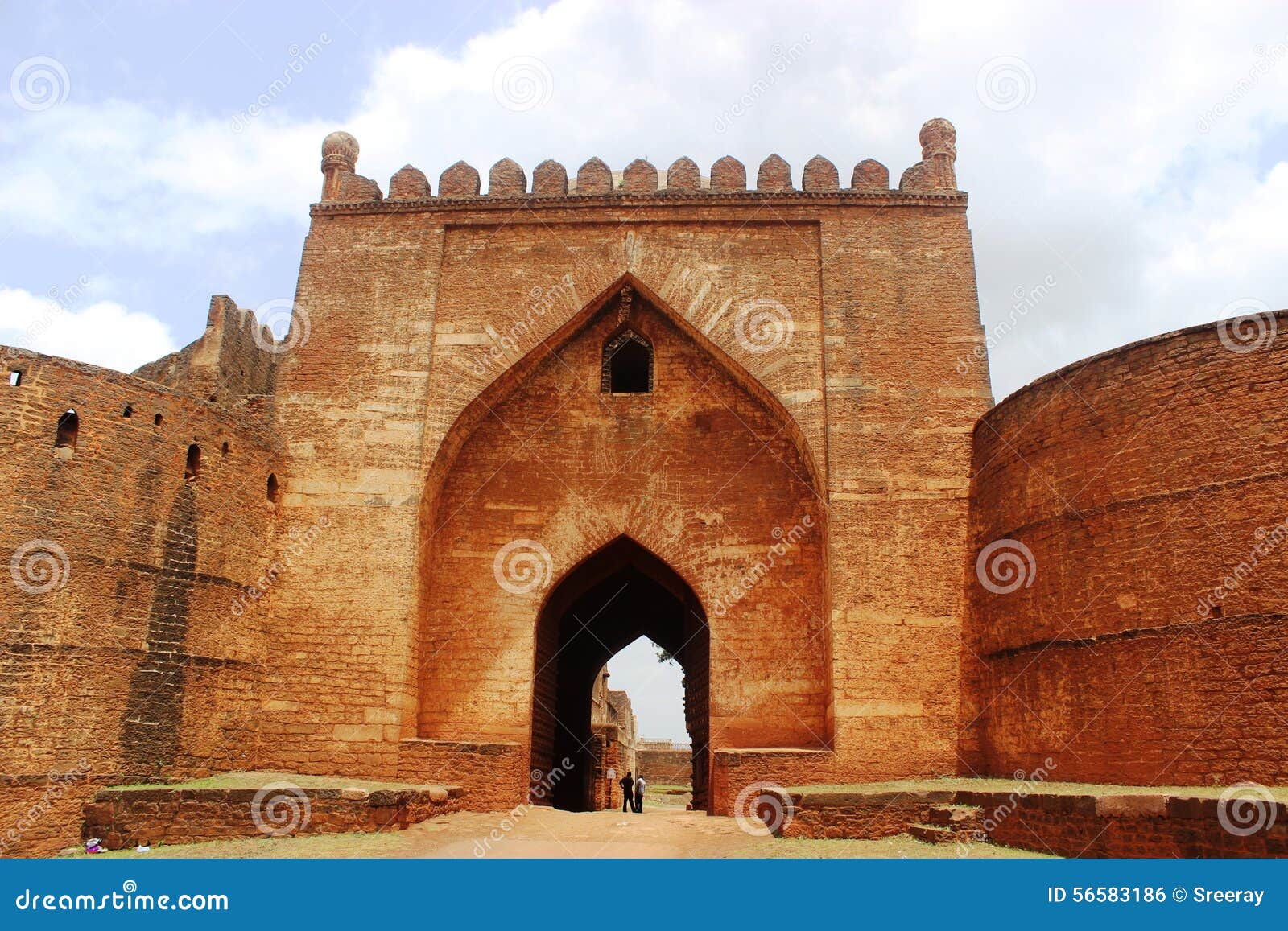 Ancient Bidar Fort Built By Bahmani Kingdom, Karnataka,India Royalty ...