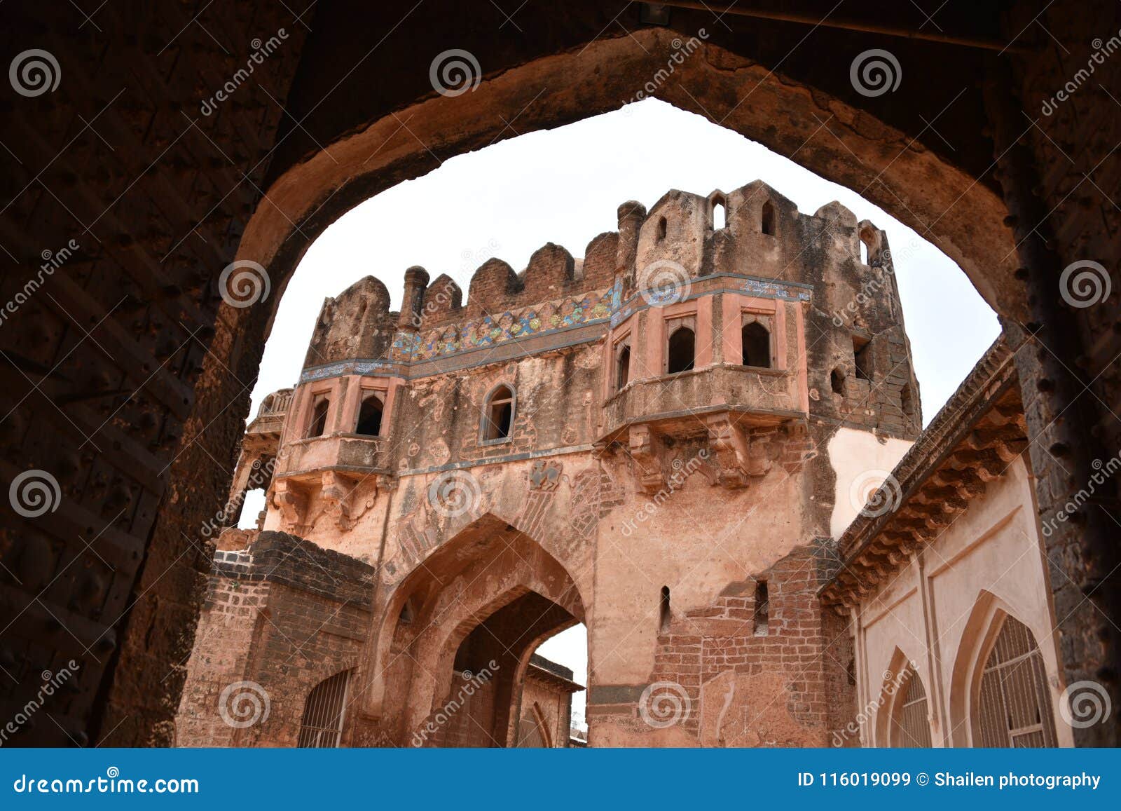 Bidar Fort, Bidar, Karnataka Stock Image - Image of fort, history ...
