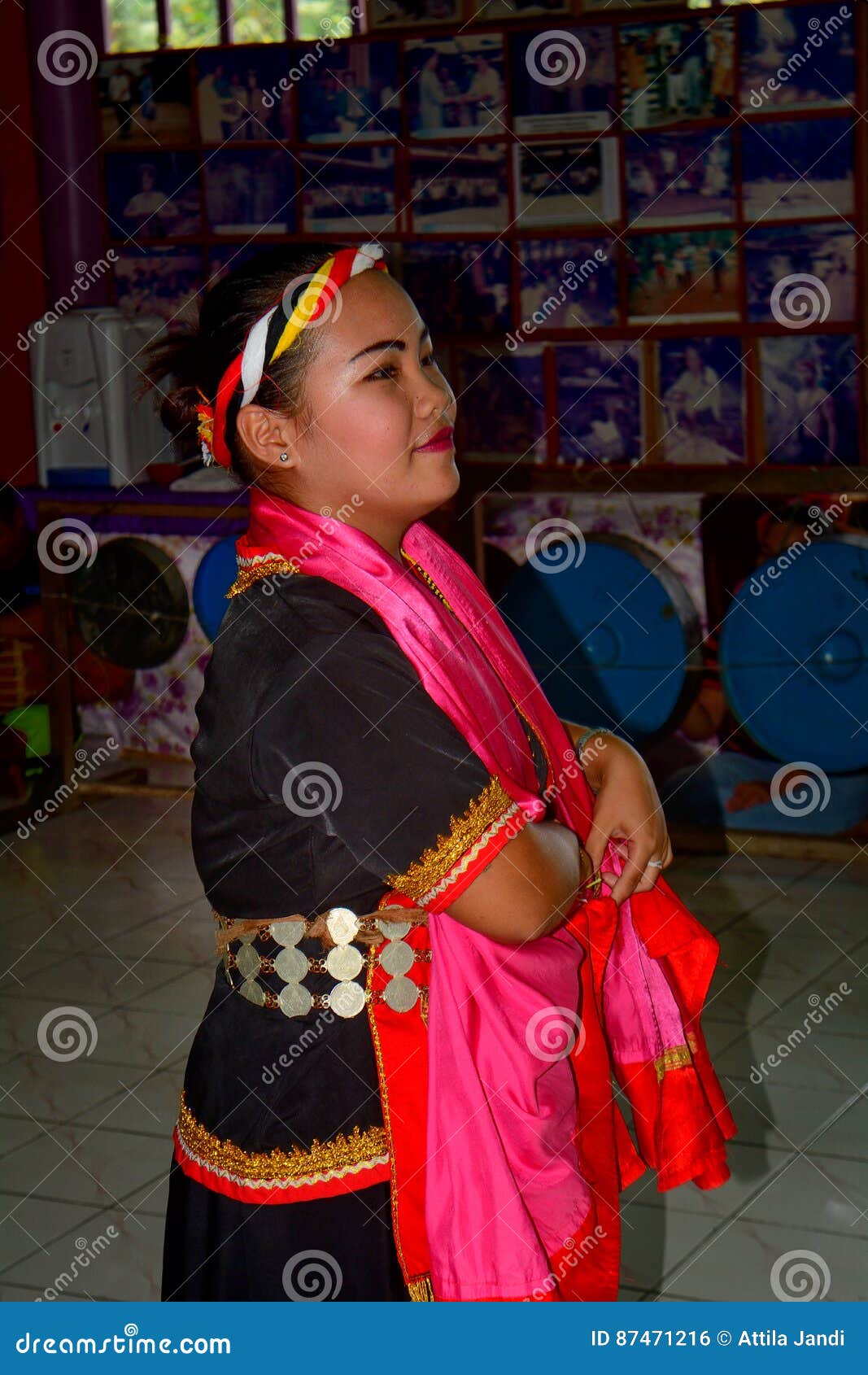 Bidayuh Dancer, Mongkos, Borneo, Sarawak, Malaysia Editorial Photo ...