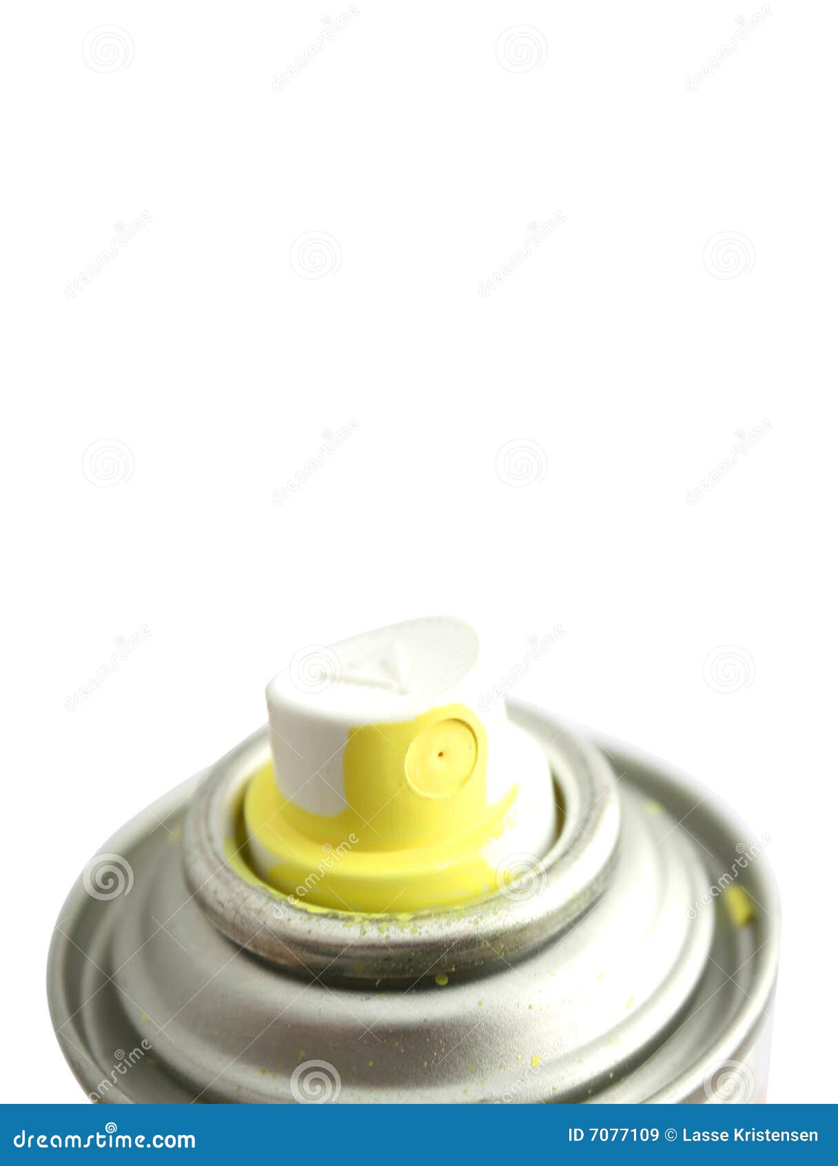 Bidon de jet jaune image stock. Image du laque, graphisme - 7077109
