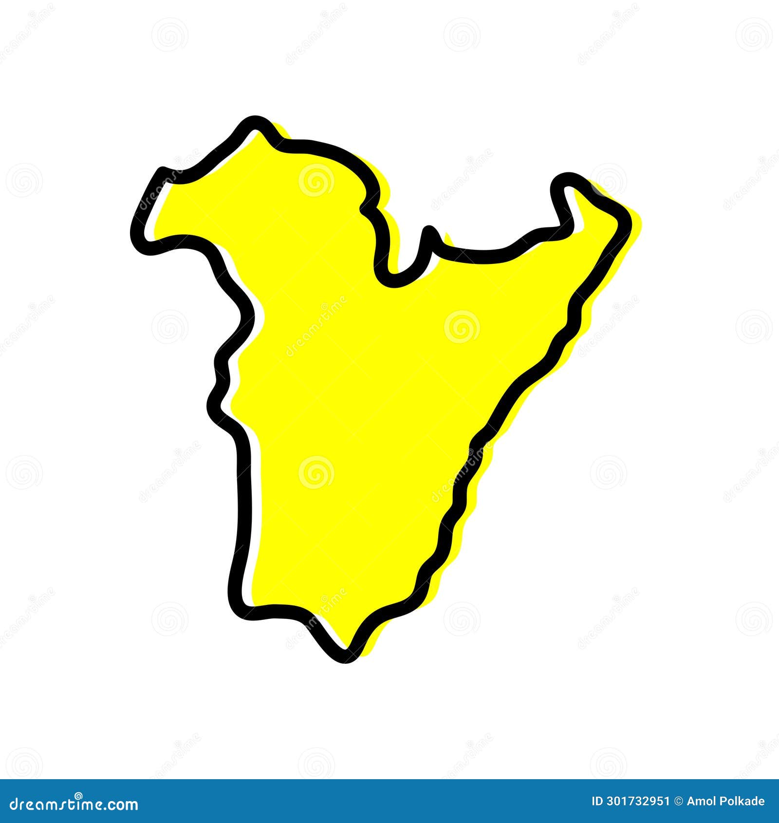 Bie Province of Angola Vector Map Design Stock Vector - Illustration of ...