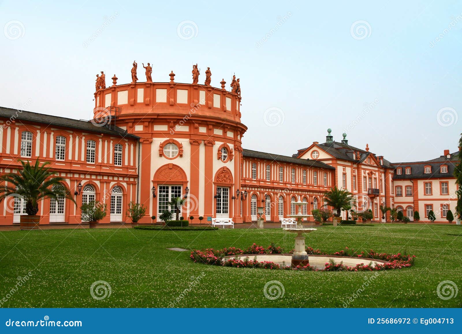 Biebrich Palace in Wiesbaden Stock Photo - Image of government, nassau ...