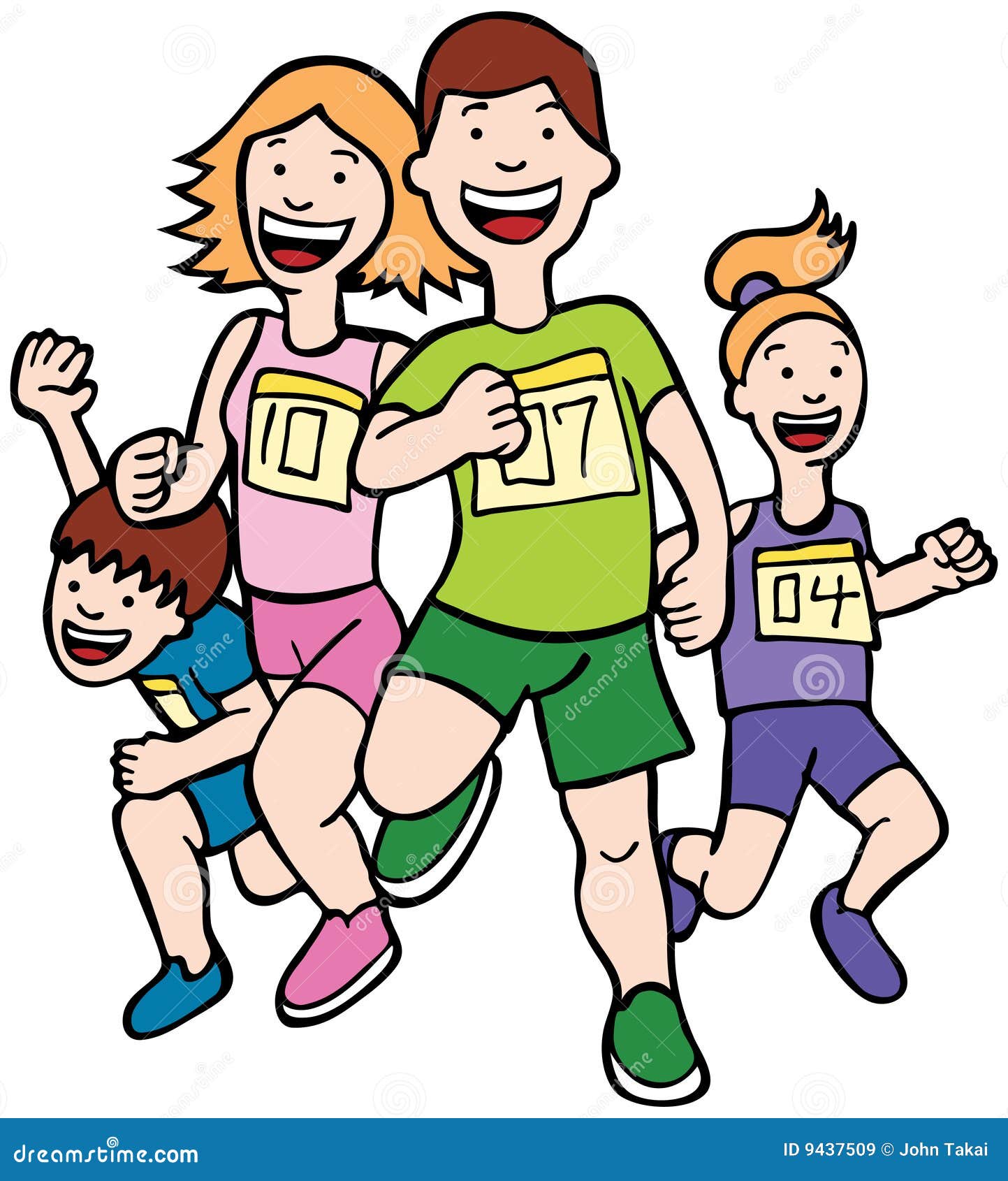 Biegacze ilustracja wektor. Ilustracja złożonej z biegacz - 9437509