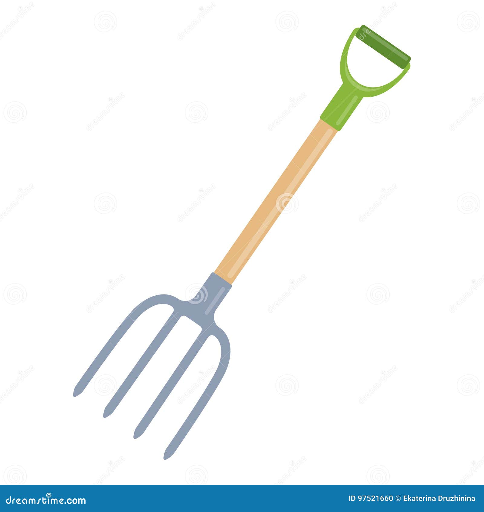 Bieldo Que Cultiva El Instrumento Ilustración del Vector - Ilustración ...