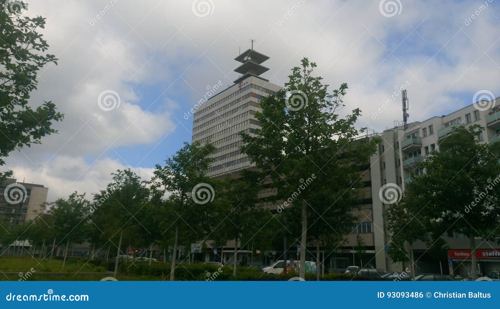 Bielefeld Telekom Building editorial photo. Image of bielefeld - 93093486