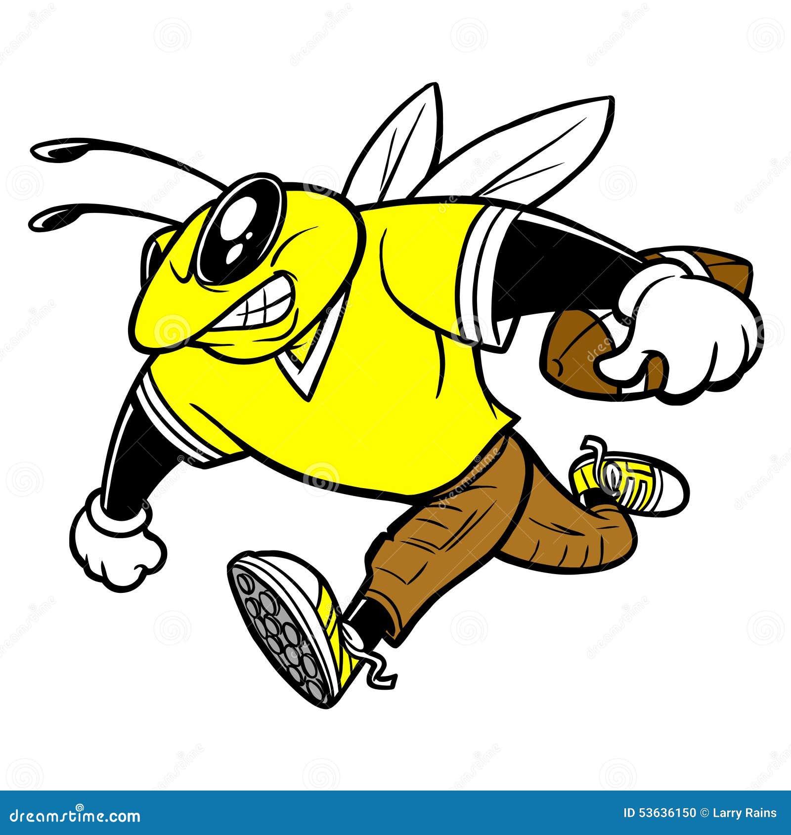 Bienen-Fußball vektor abbildung. Illustration von vektor - 53636150