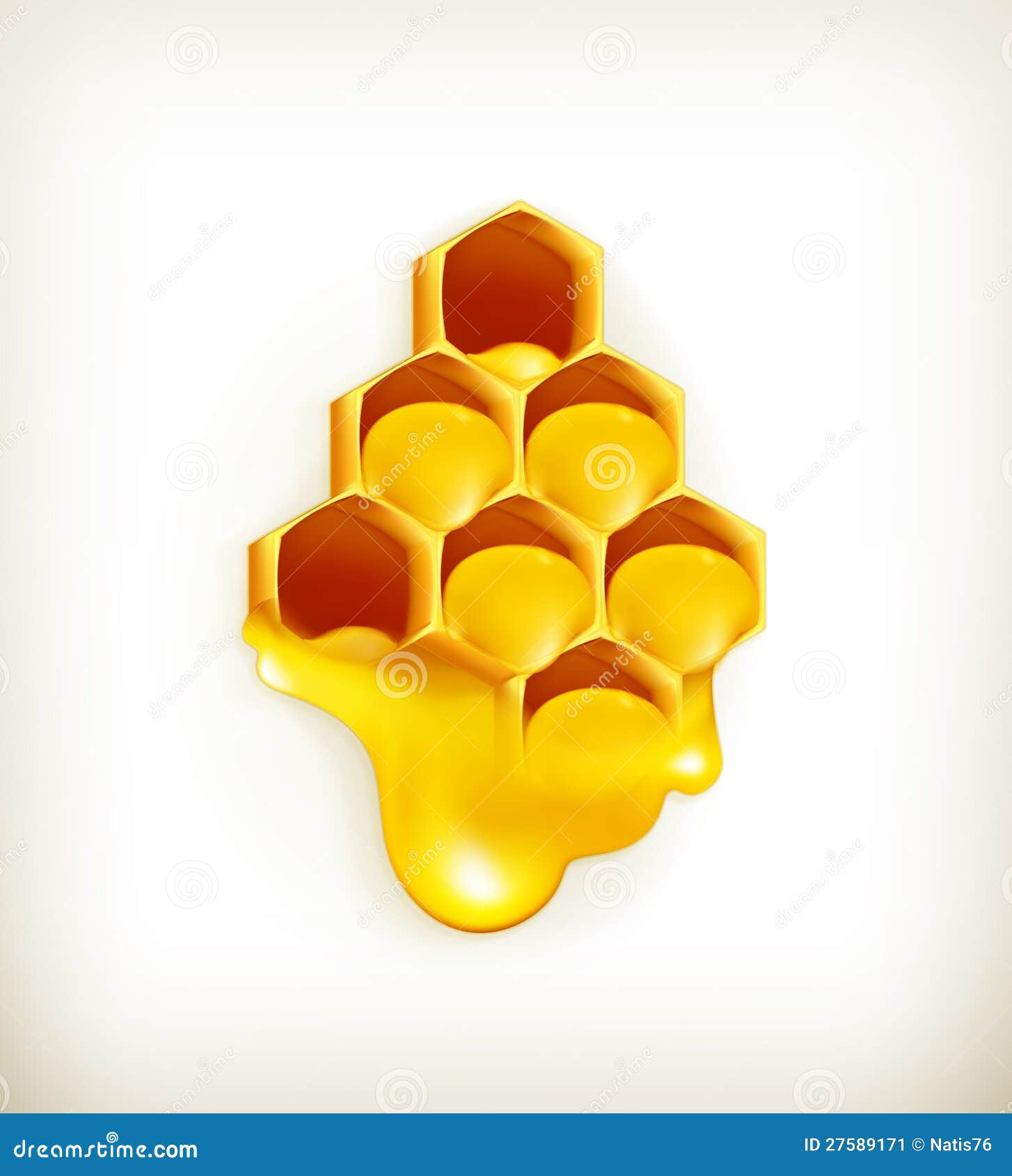 Bienenwabe vektor abbildung. Illustration von bienenzucht - 27589171