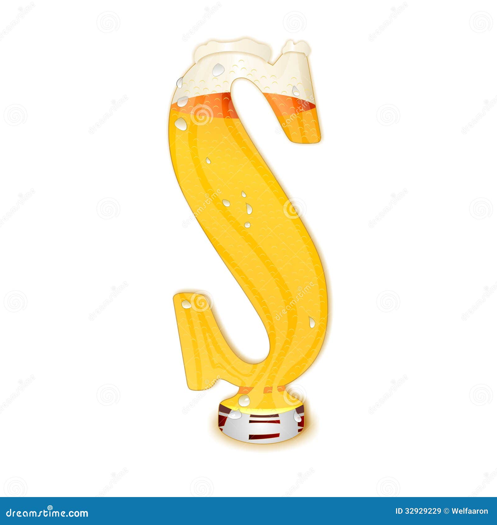 BIER-ALPHABET-Buchstabe S stock abbildung. Illustration von system ...