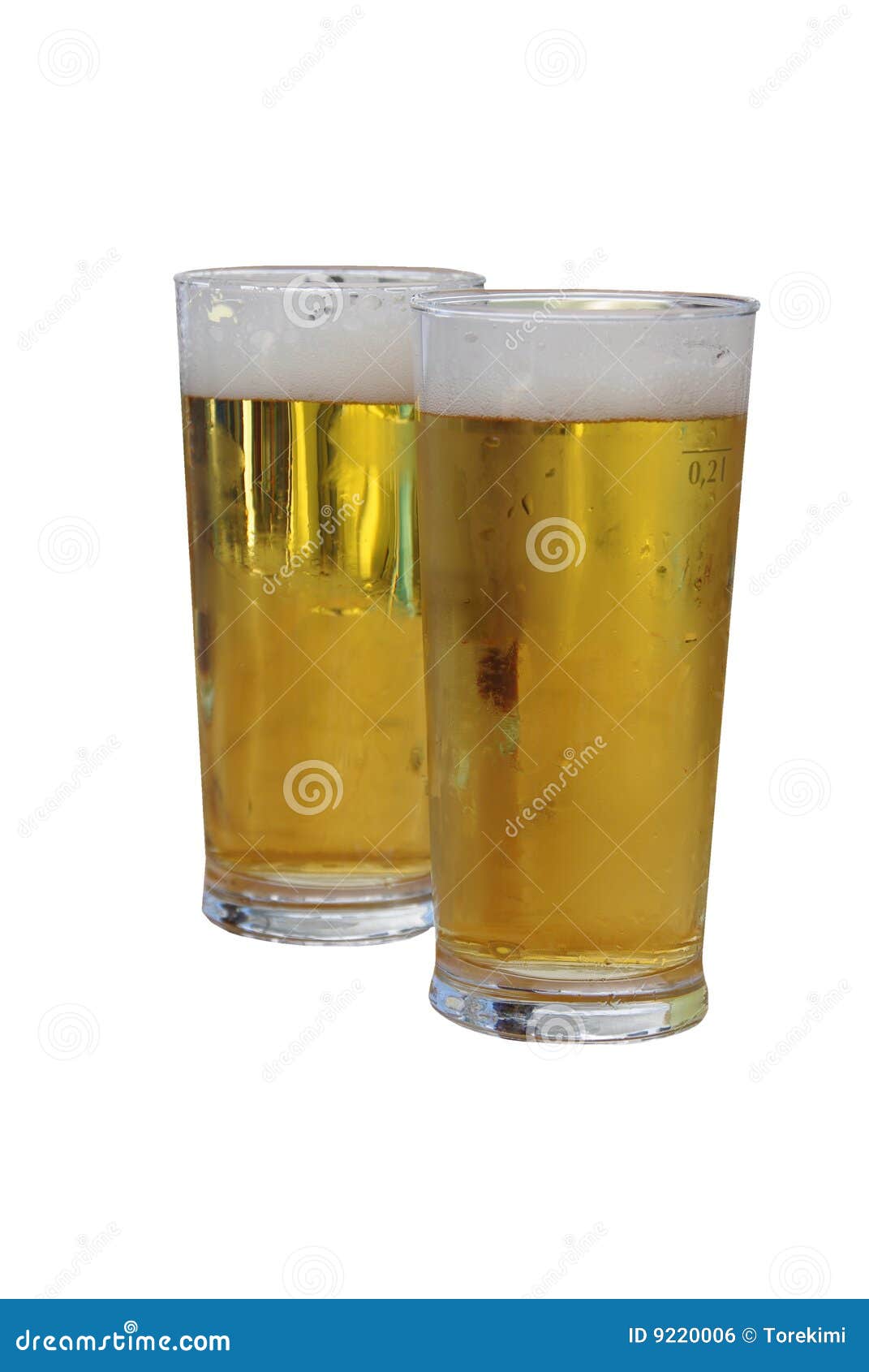 Biere stockfoto. Bild von getränk, zwei, schaumgummi, erfrischung - 9220006