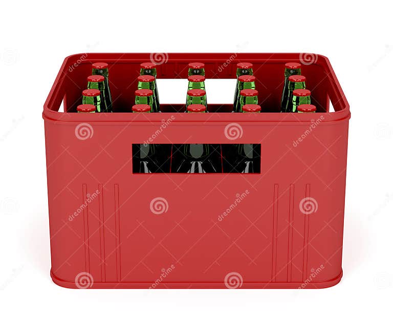 Bierkrat stock illustratie. Illustration of drank, krat - 48892548