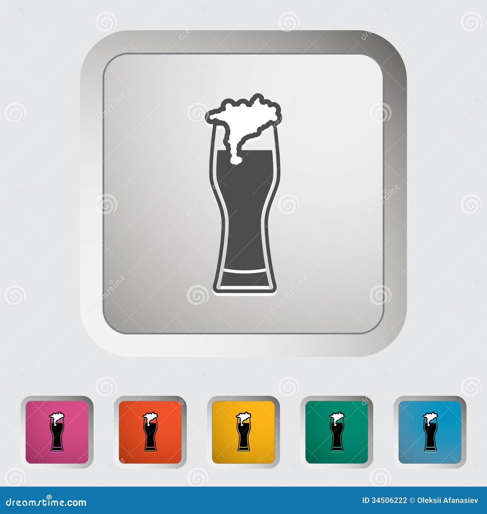 Bierpictogram vector illustratie. Illustration of drank - 34506222