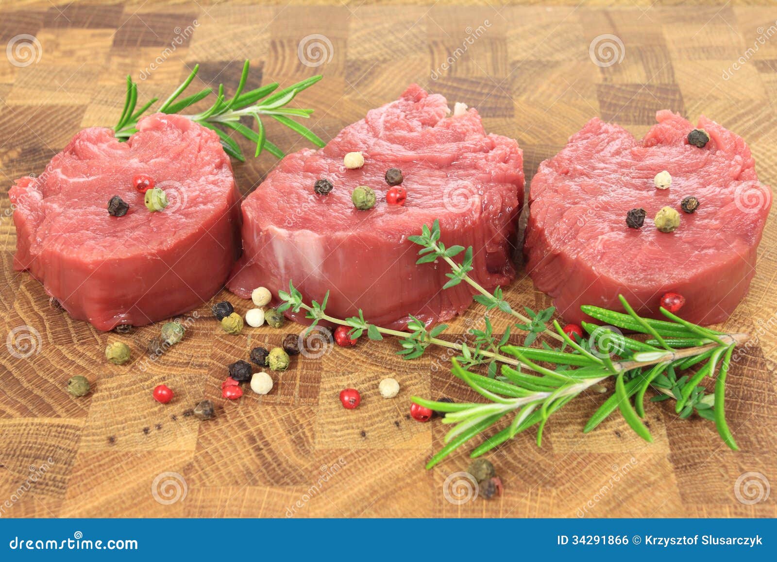 Bife do lombo foto de stock. Imagem de tomilho, lombo - 34291866