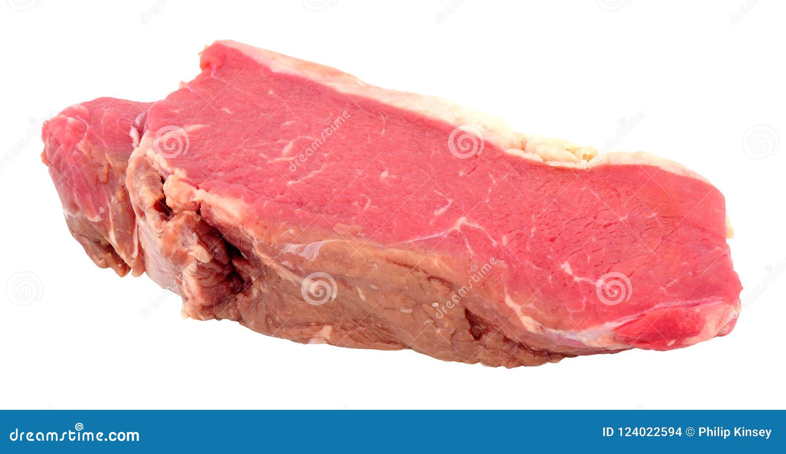 Bife Do Lombo Grosso Cru Do Corte Foto de Stock - Imagem de alimento ...