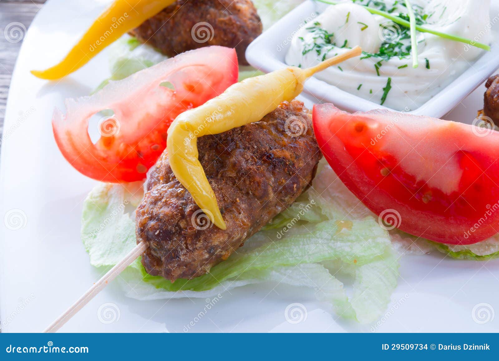 Bifteki foto de archivo. Imagen de hecha, plato, grecia - 29509734