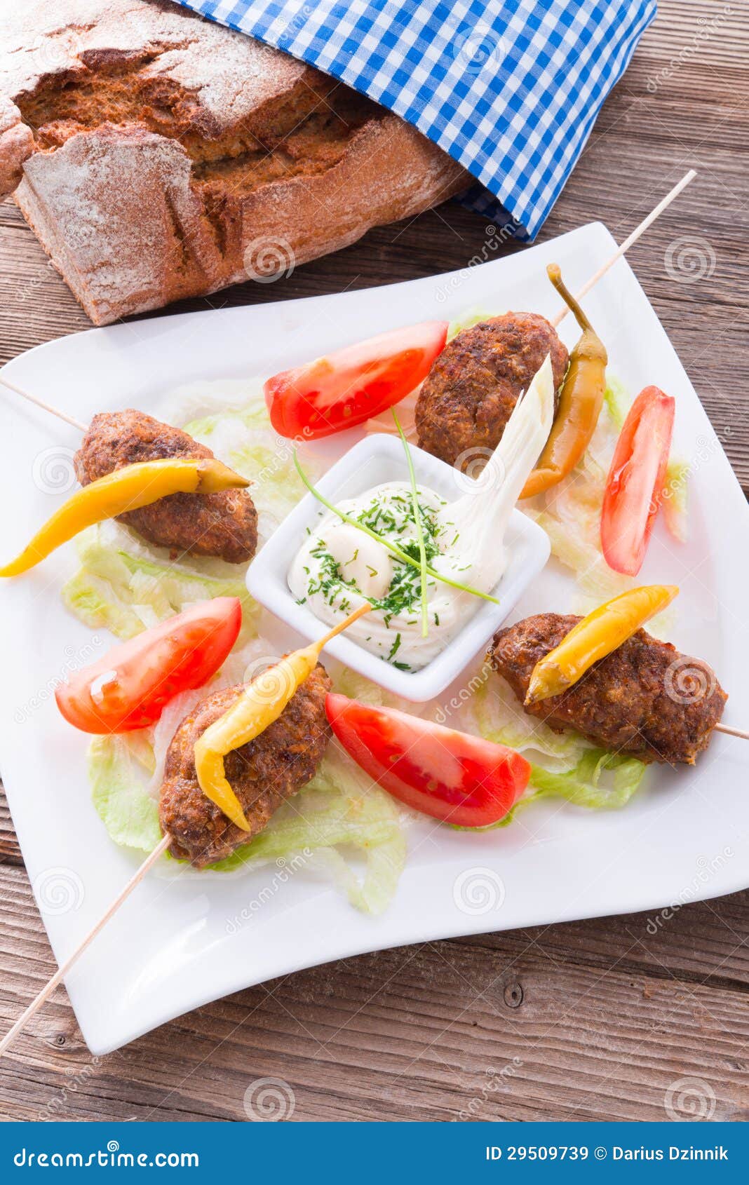 Bifteki stock image. Image of ball, diet, greg, restaurant - 29509739