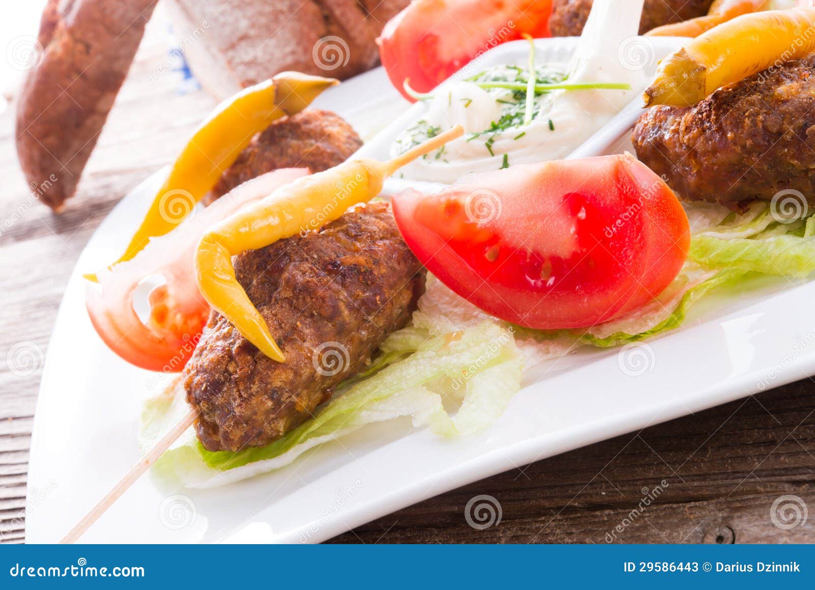 Bifteki stock image. Image of mediterranean, dish, mincemeat - 29586443