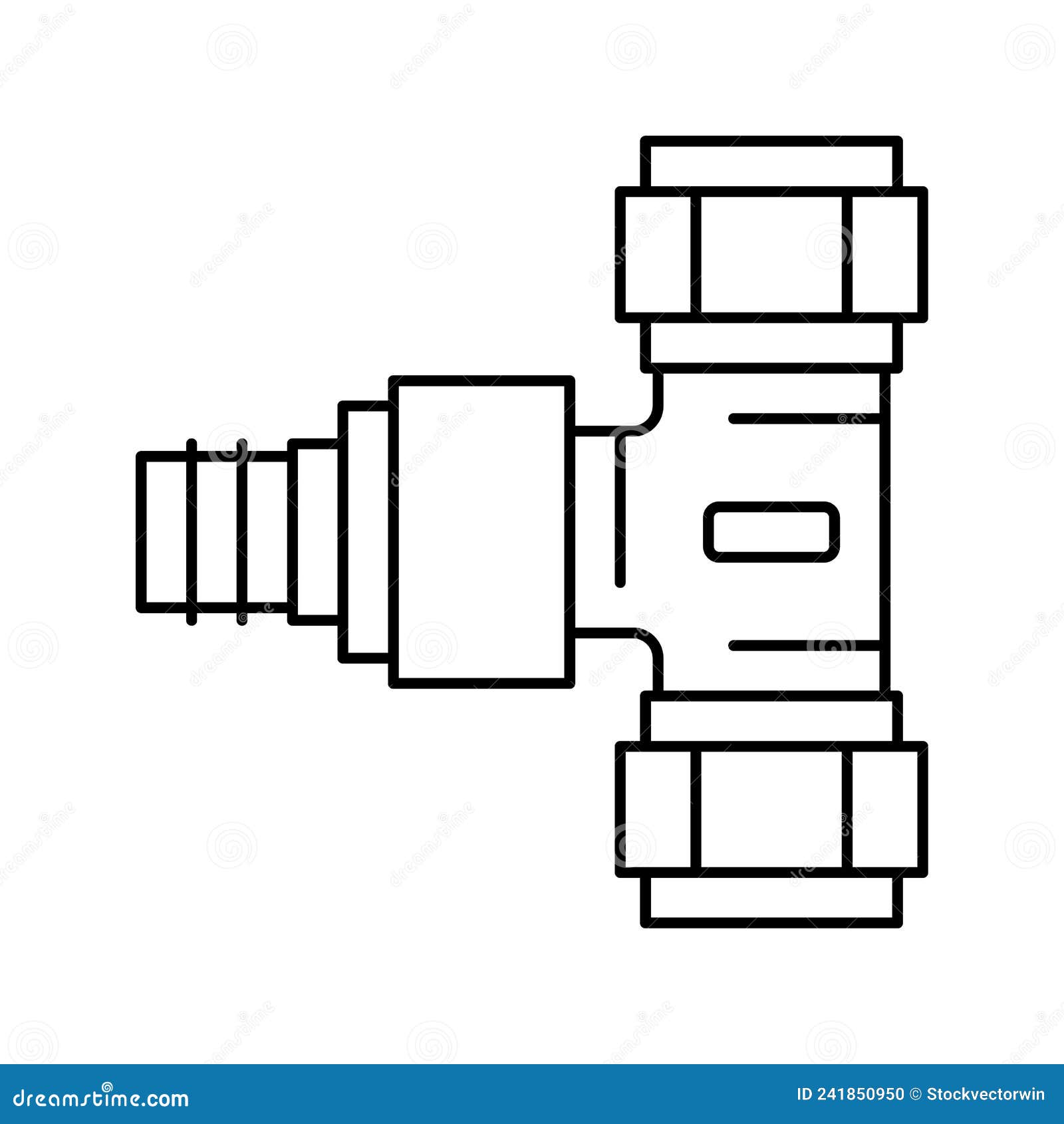 Bifurcation Pipe of Drainage System Line Icon Vector Illustration Stock ... Bifurcation Pipe of Drainage System Line Icon Vector Illustration Stock ...