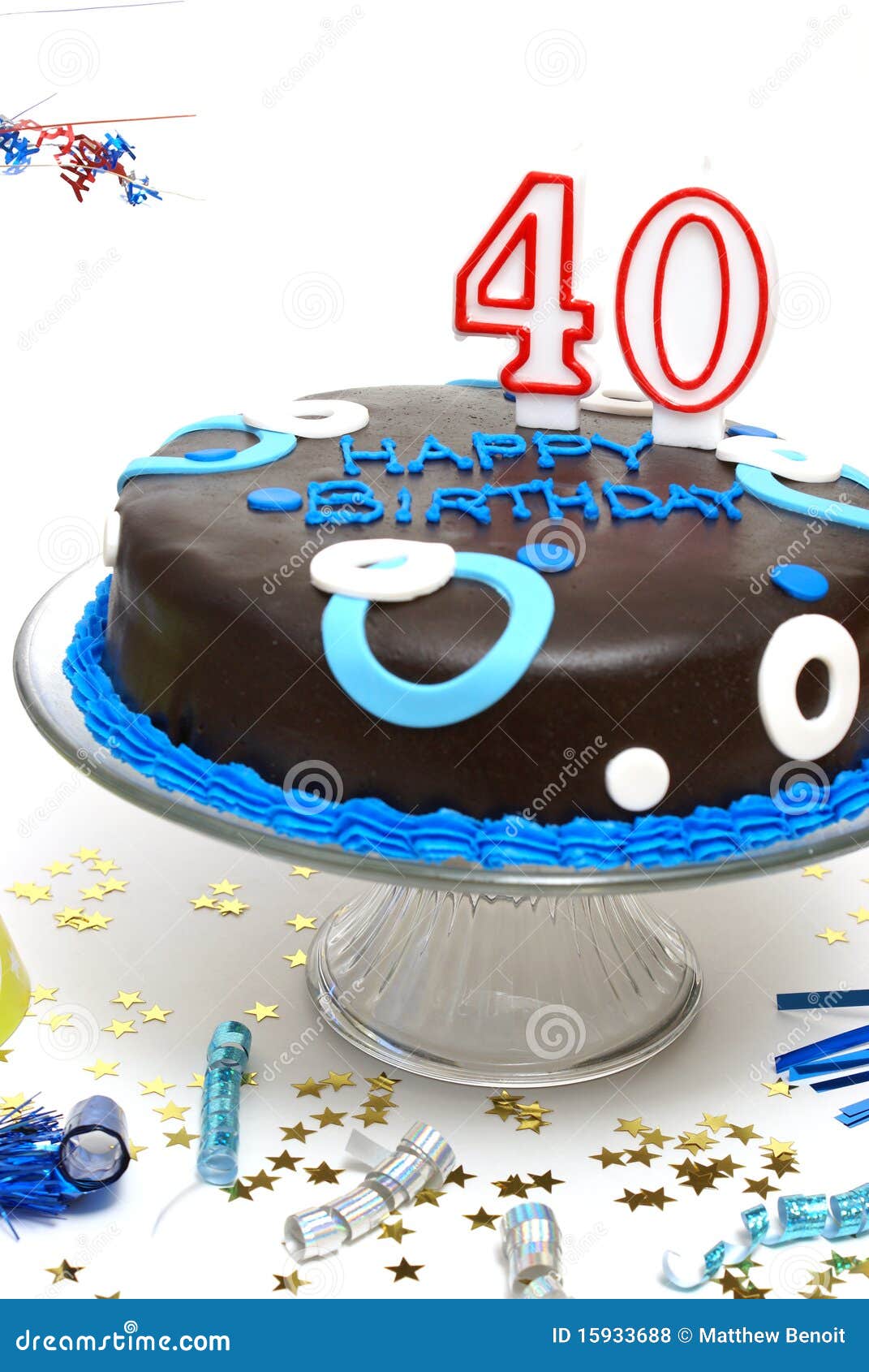 The Big 40 stock photo. Image of food, number, confectionery - 15933688