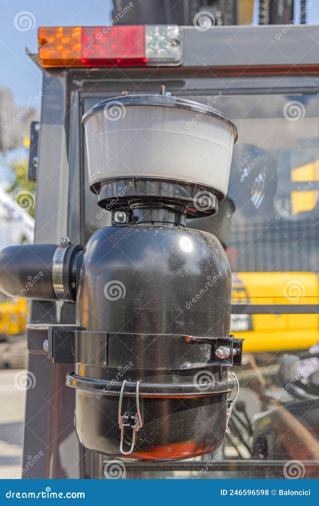 Air Filter Construction Machine Stock Photo - Image of construction ...