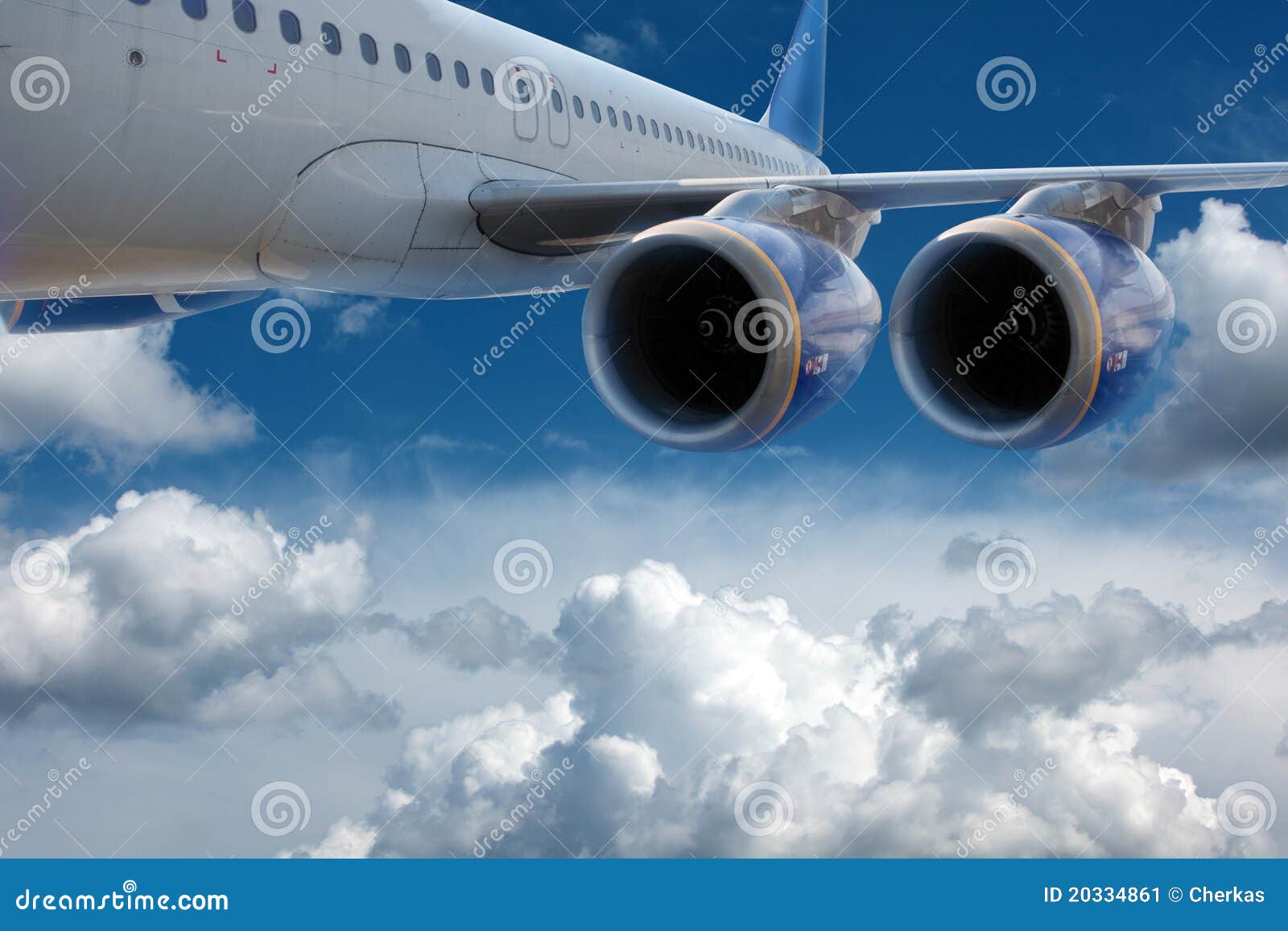 Big airliner. stock image. Image of beautiful, travel - 20334861