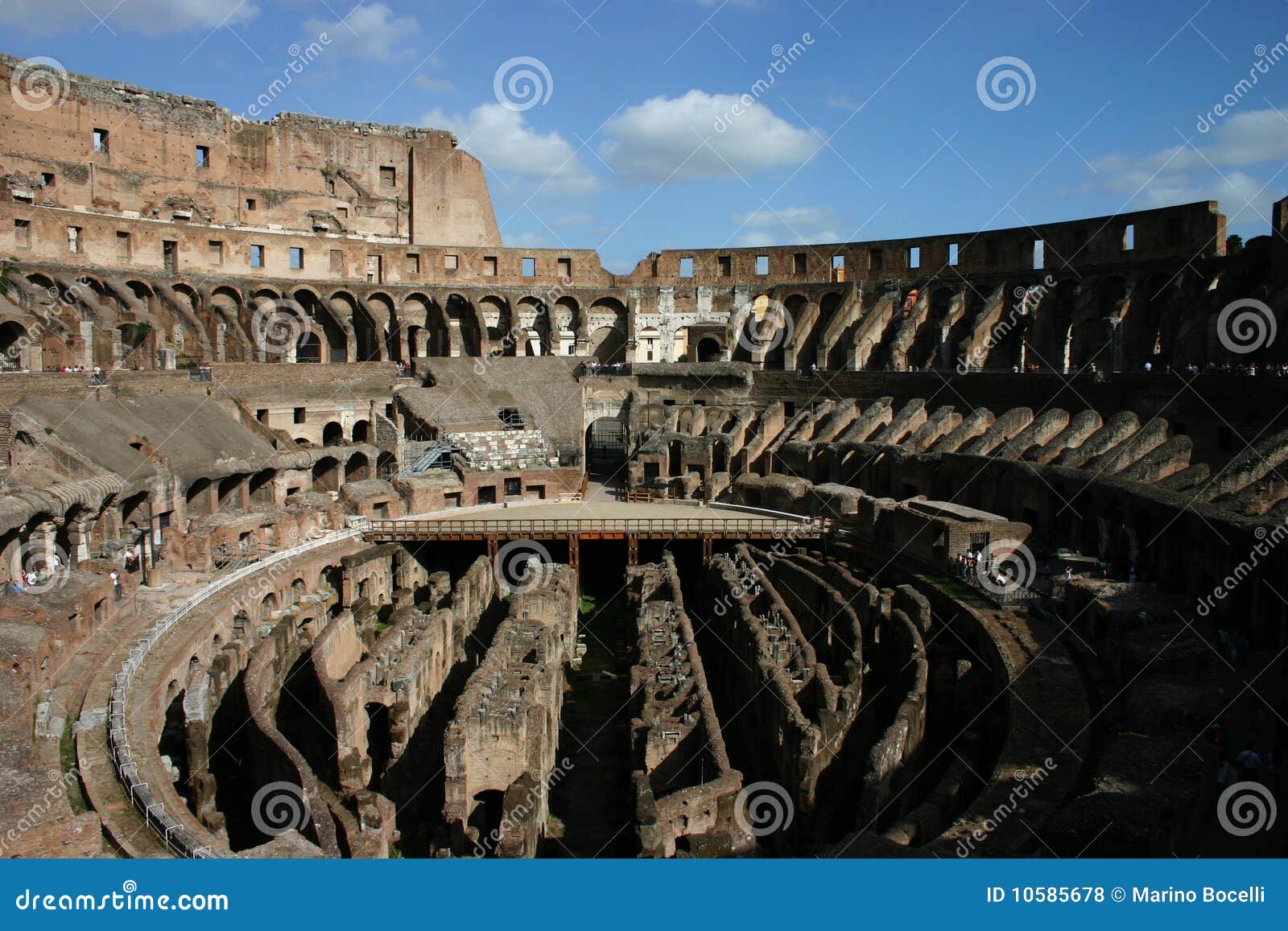 Big amphitheater in Rome stock photo. Image of holiday - 10585678