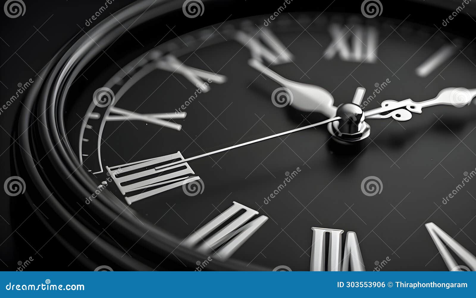 Big analog clock stock photo. Image of hands, deadline - 303553906