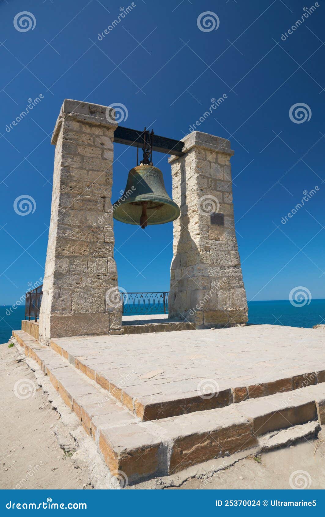 Big ancient bell stock photo. Image of pediment, symbol - 25370024