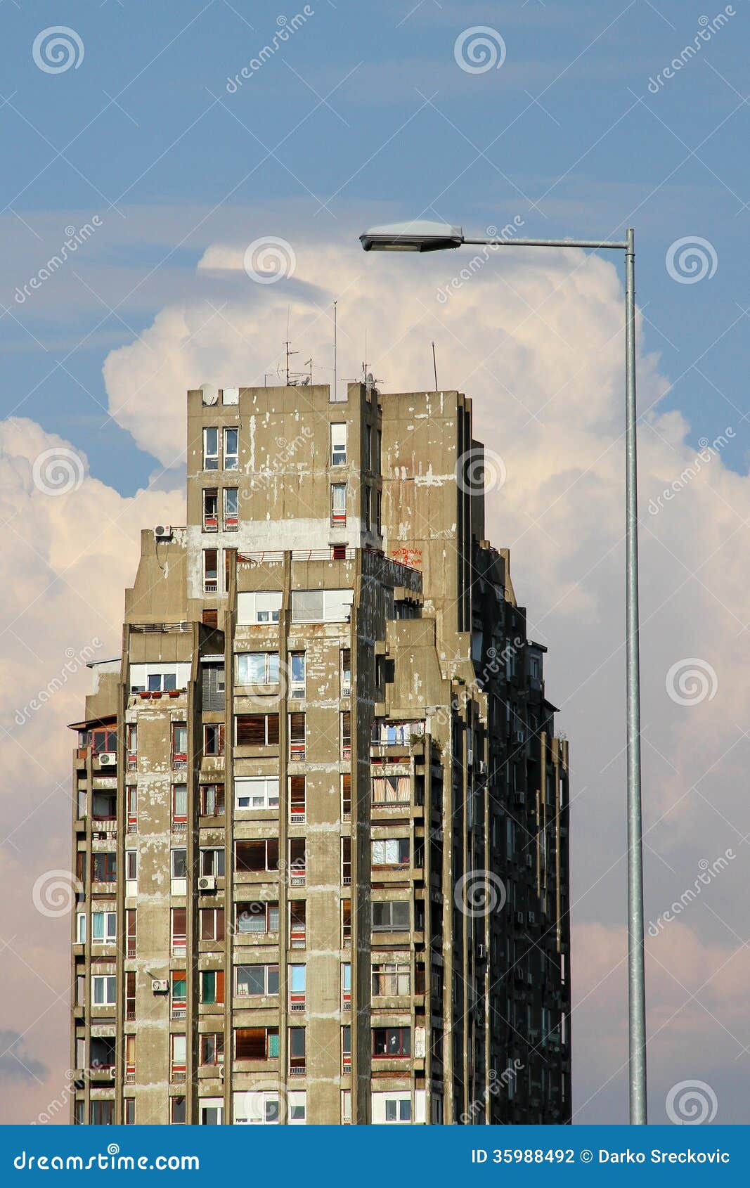 Big apartment building stock photo. Image of home, exterior - 35988492