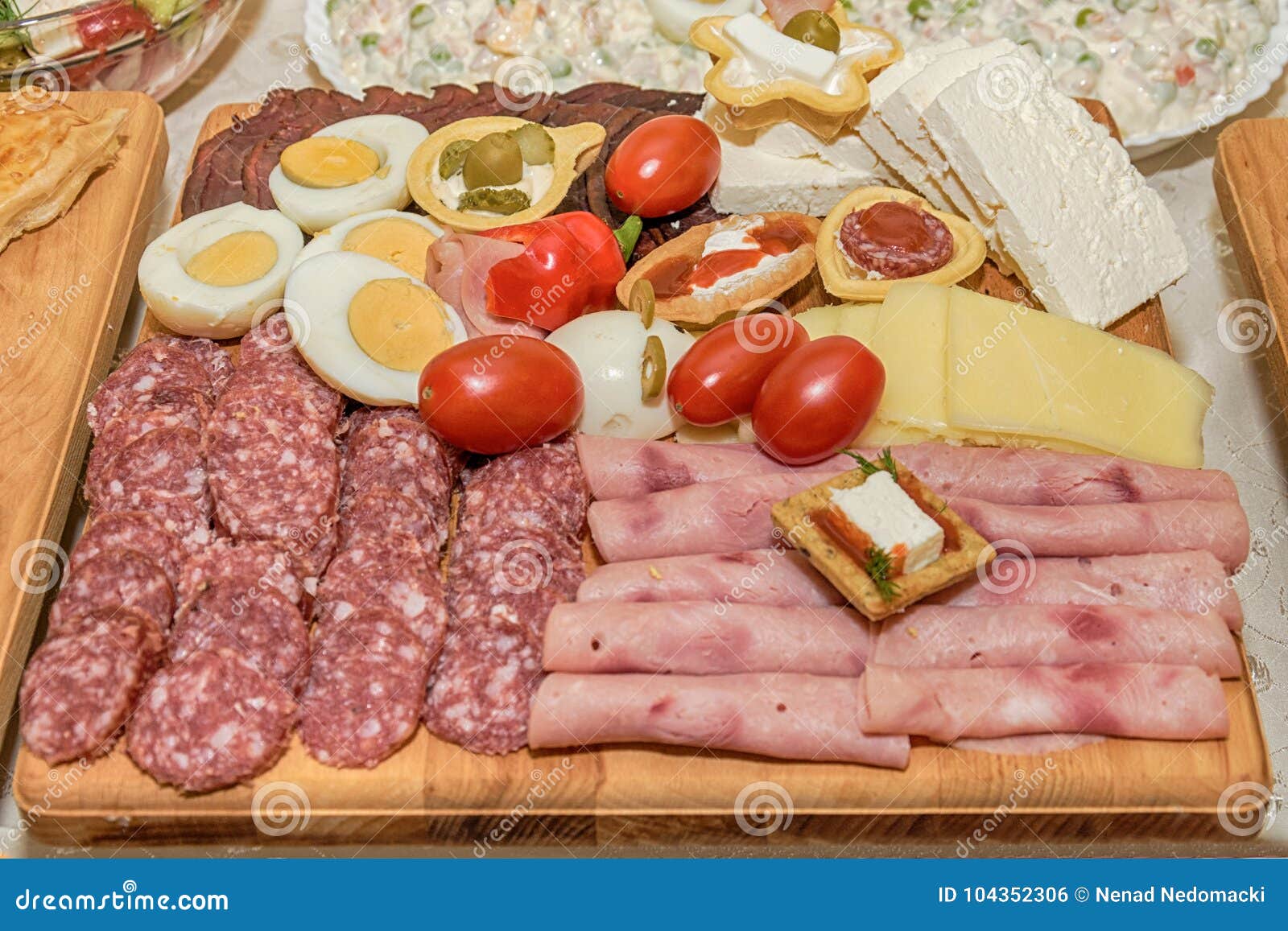 Appetizer on the table stock photo. Image of restaurant - 104352306